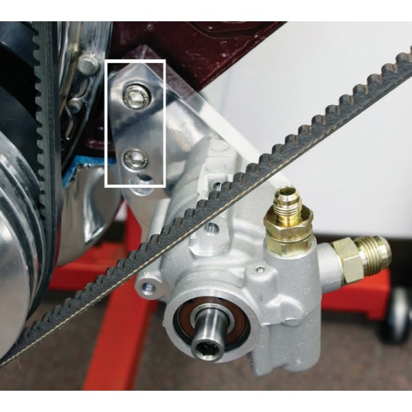 CHEVY SBC ALUMINIUM BILLET HOTROD BILLET POWER STEERING BRACKET KIT ...
