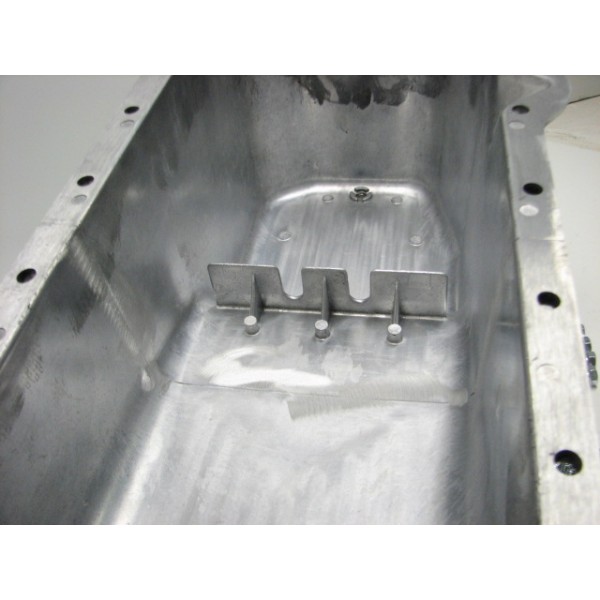 CHEVY SBC HOT ROD PRO ALLOY OIL PAN 1980-85 | 2 Piece Rear Main Seal ...