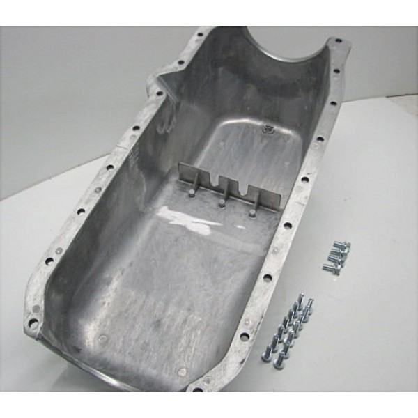 Die Cast Polished Aluminium 5-Quart System Oil Pan|Pro Billet Chevy - 2 ...