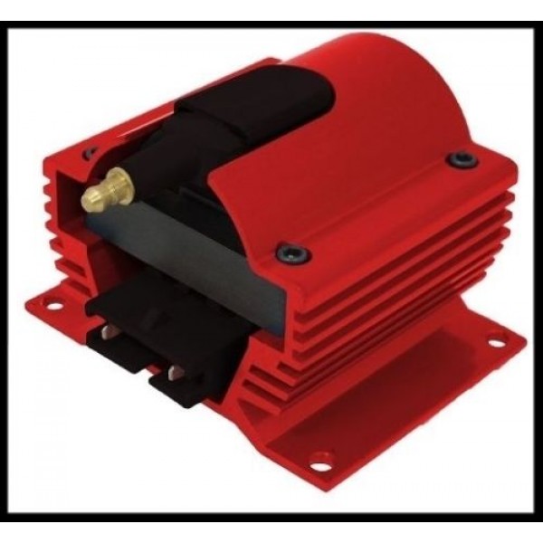 CHEVY FORD HOT ROD IGNITION COIL NEW TYPE E-BALL HIGH SPARK - RED