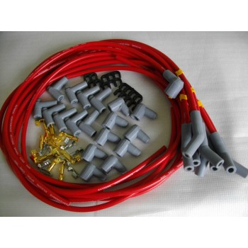 CHEVY FORD HOT ROD IGNITION LEAD SET UNIVERSAL V8 135 DEG ENDS HOT ROD